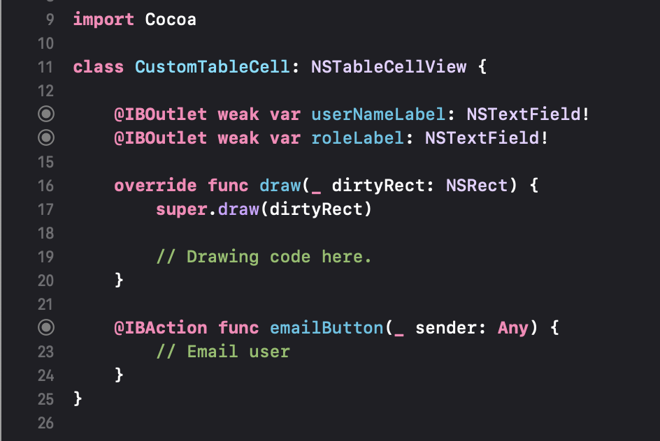 Making view-based NSTableView Cells with Swift 5 | Recall These Thoughts